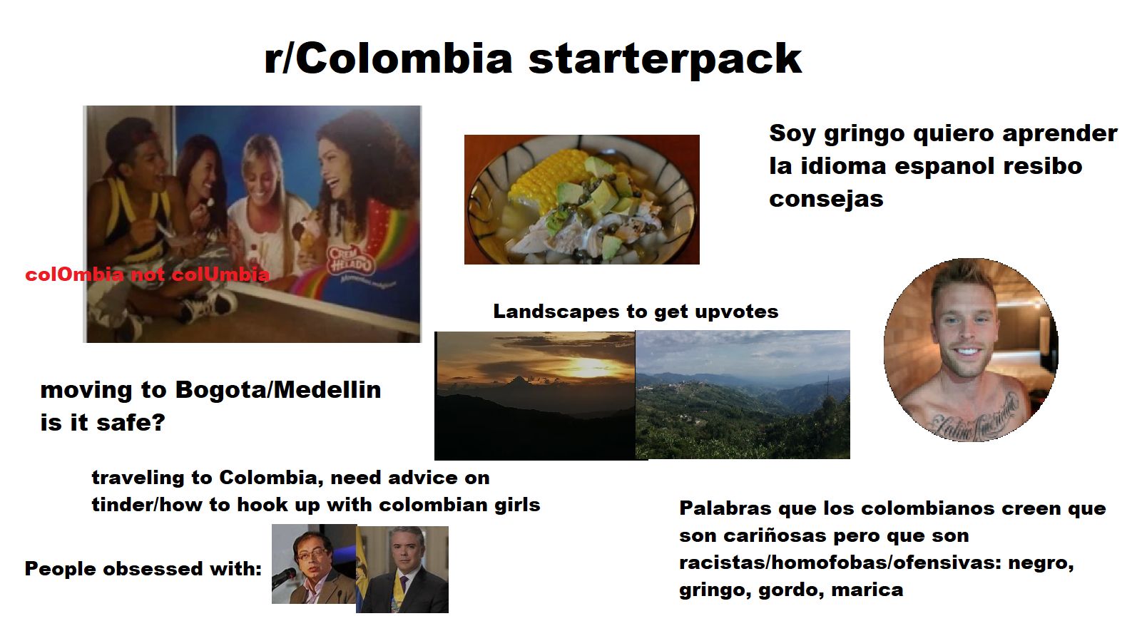 r/Colombia starterpack | Scrolller