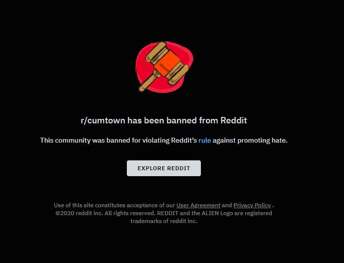 r/Cumtown banned | Scrolller
