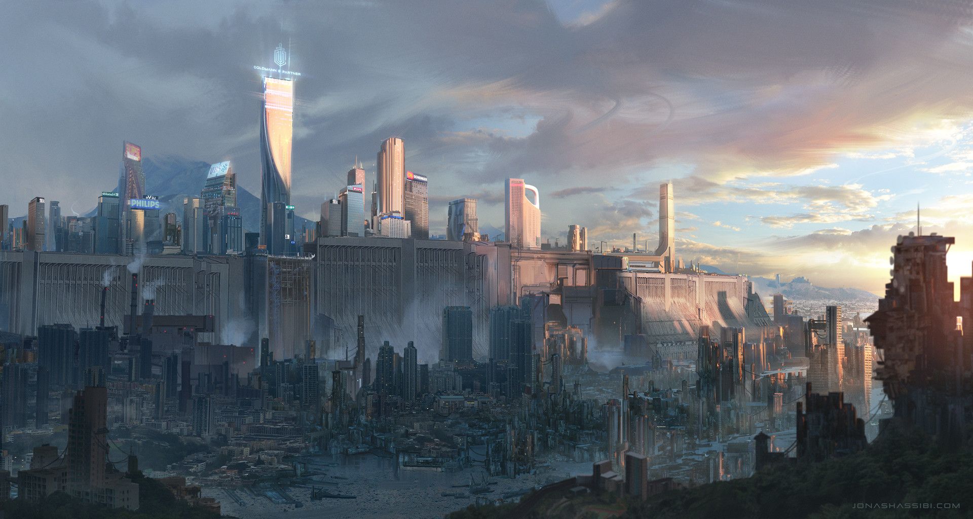 [/r/ImaginaryRuins] Project Gorillas City Overview by Jonas Jonas Hassibi | Scrolller