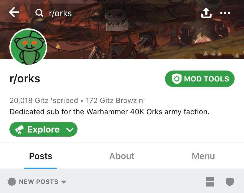 r/Orks has hit 20K Gitz ‘scribed! WAAAGH!! | Scrolller