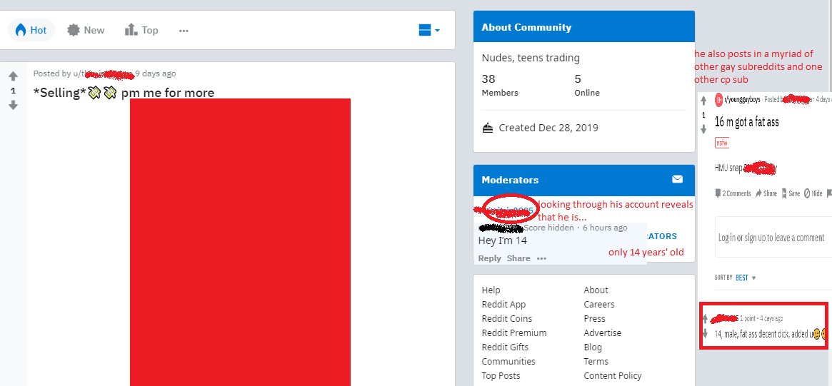 r/youngnudes and r/younggayboys hosts actual CP | Scrolller