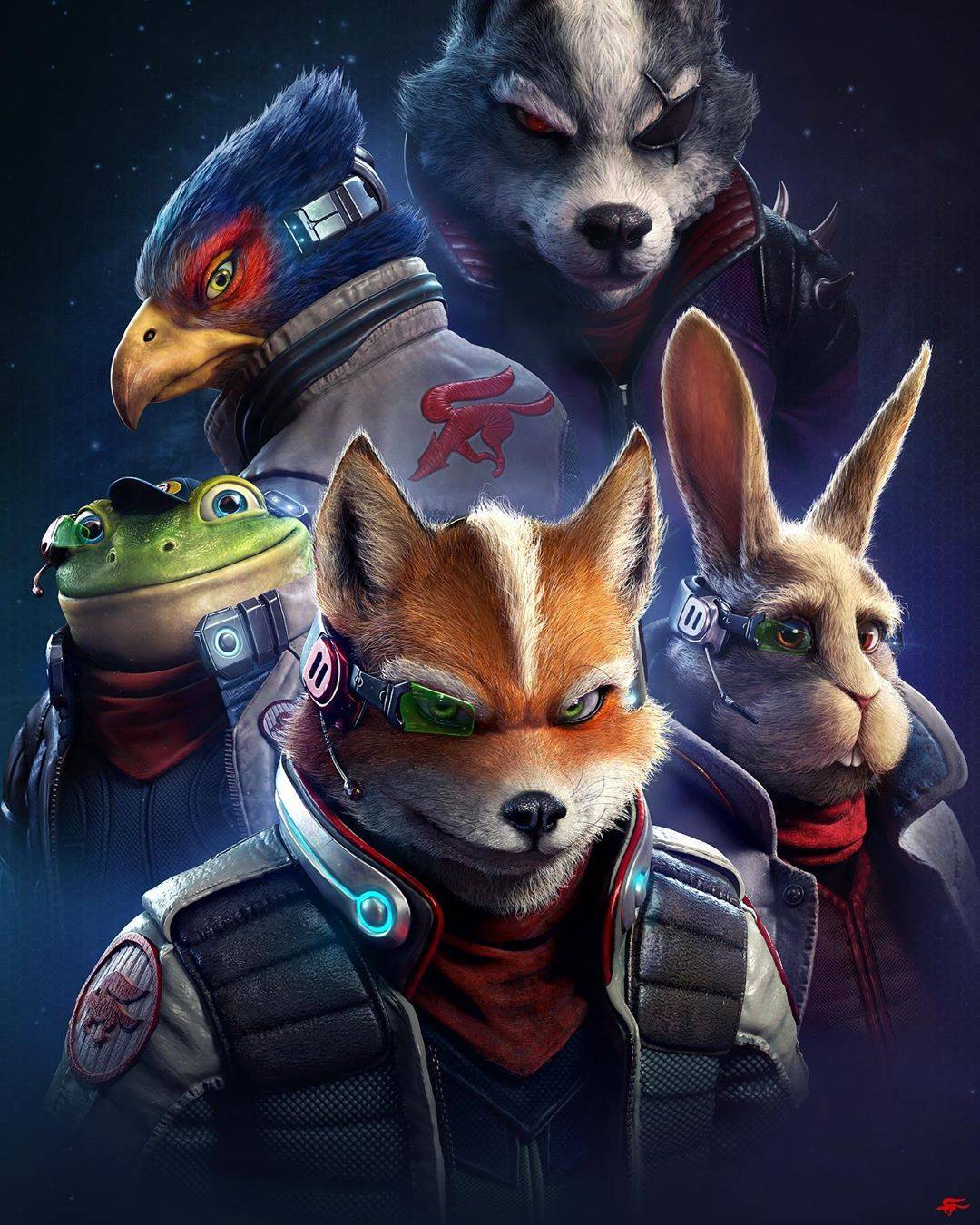 Raf Grassetti (God of War Art Director) Complete Star Fox Painting. | Scrolller