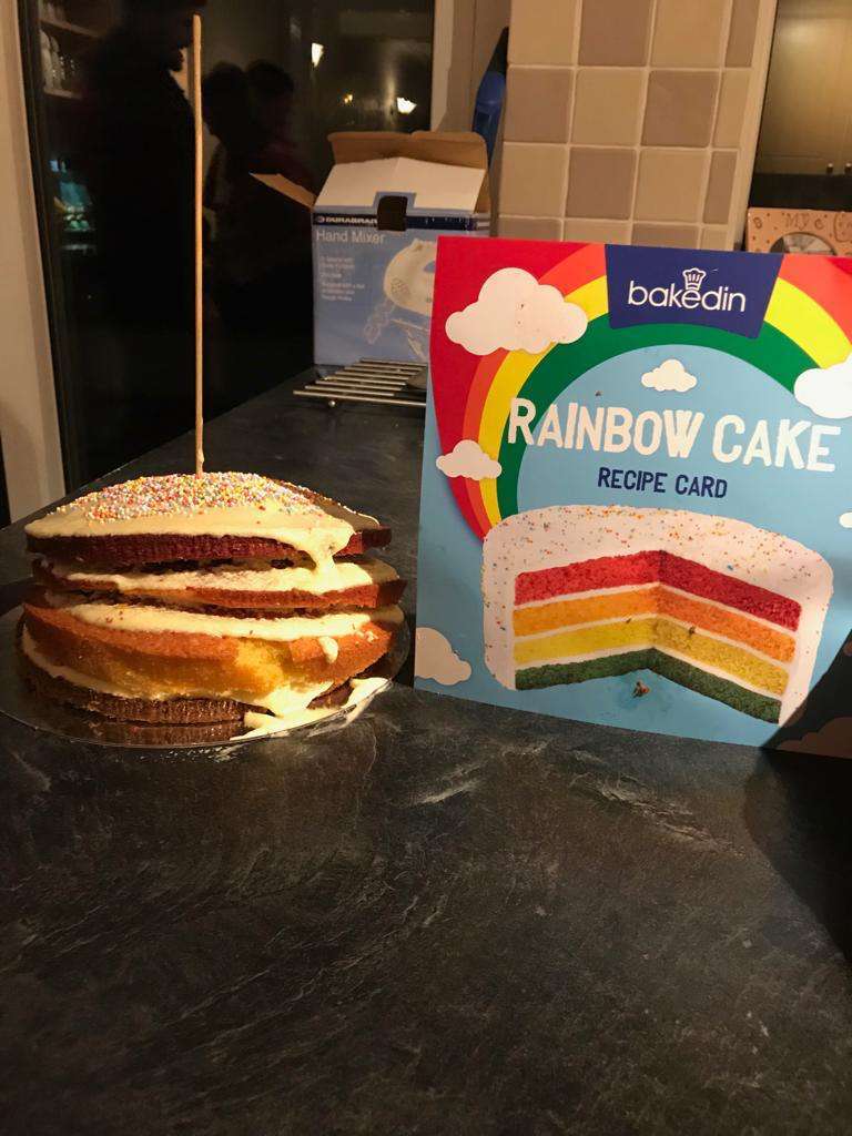 Rainbow Cake... | Scrolller