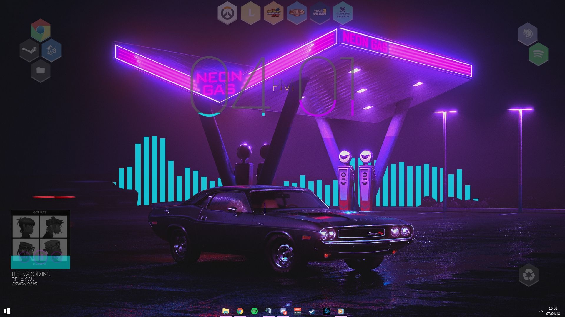 Rainmeter + Vaporwave = Win | Scrolller