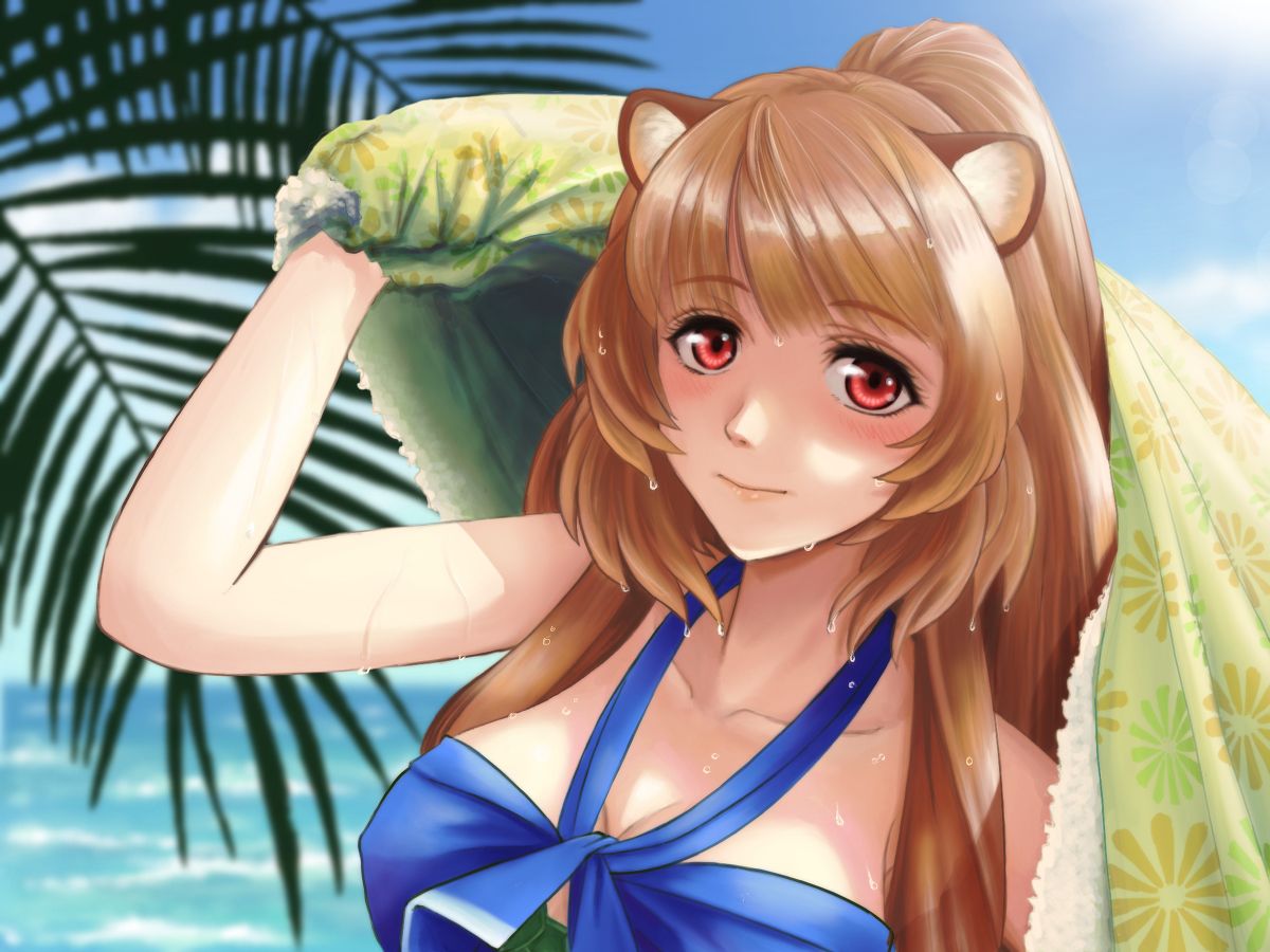 Raphtalia at the beach. | Scrolller