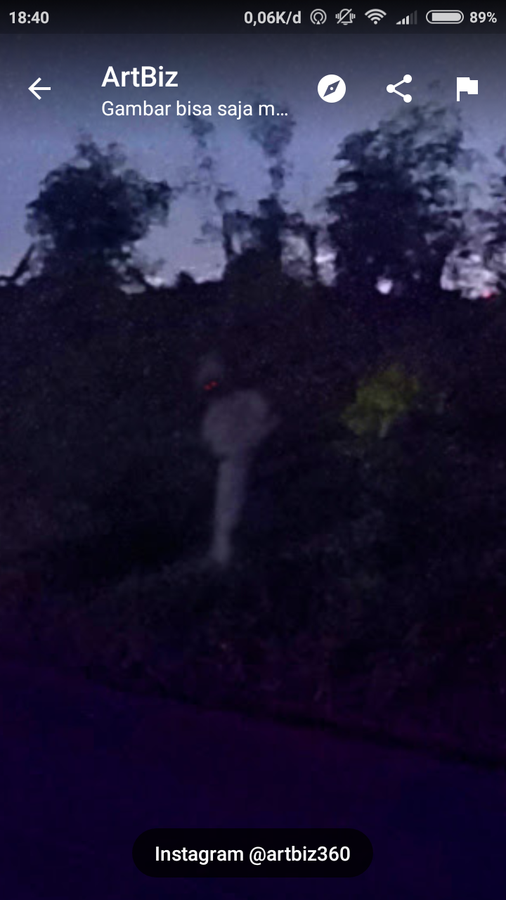 Rare sight of Pocong via Google maps | Scrolller