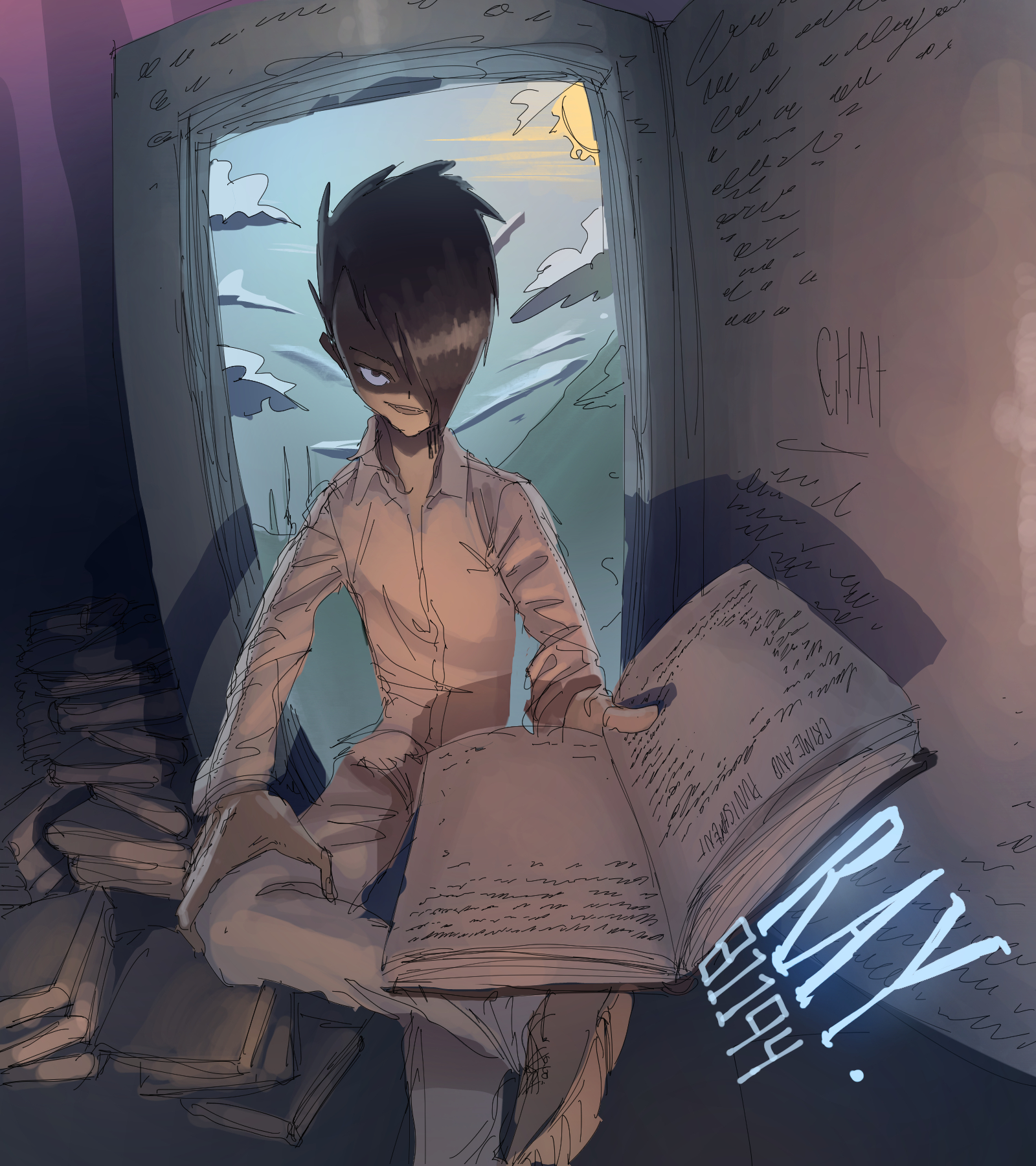 Ray, the walking encyclopedia [Fanart] [Spoilerless] | Scrolller