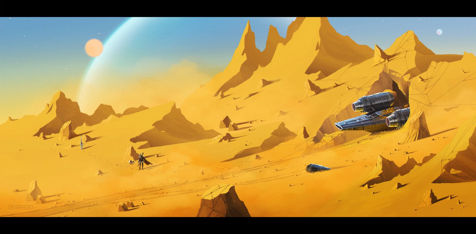 Razor Crest Entanglement by Davison Carvalho | Scrolller