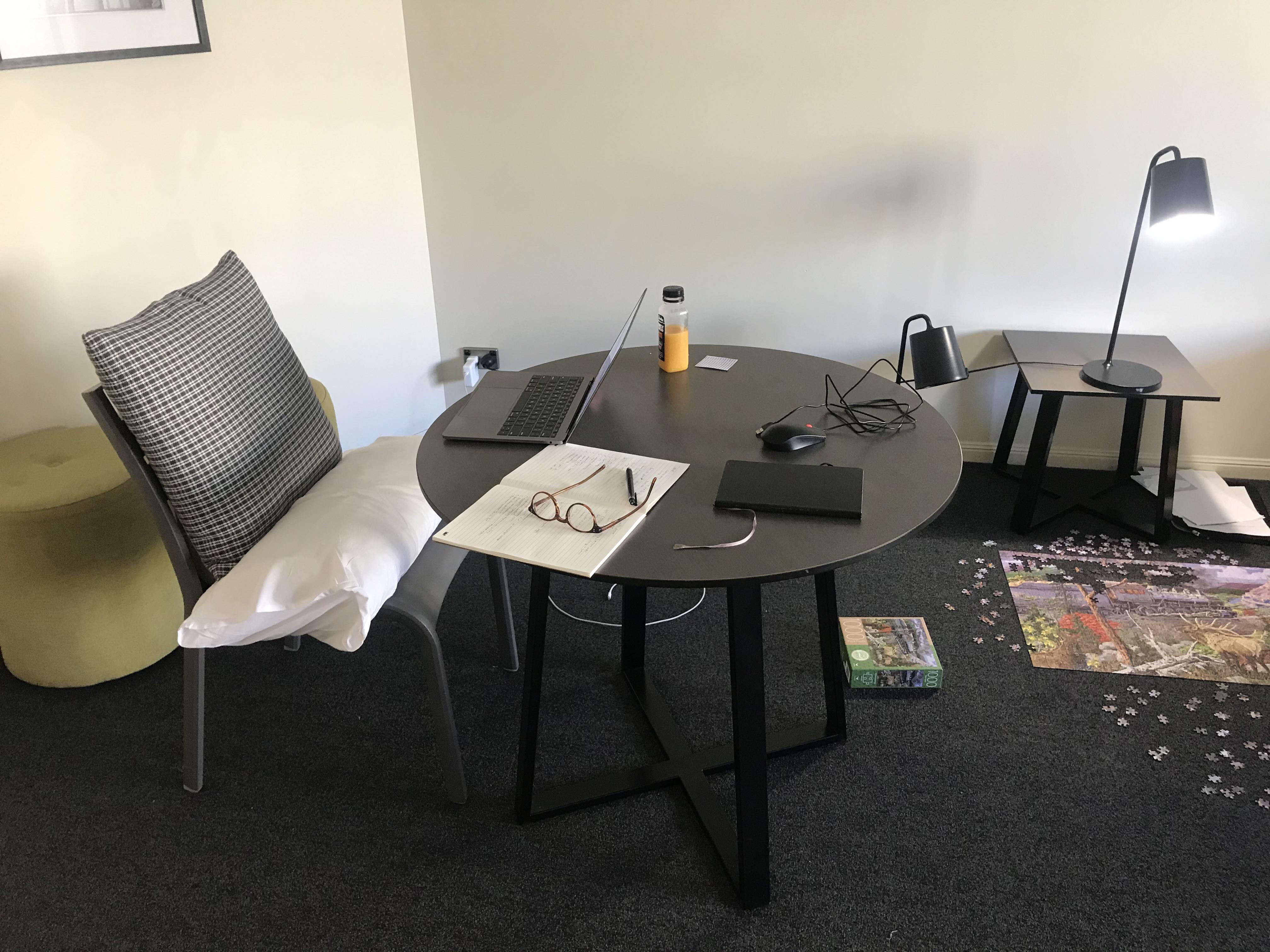 Realistic digital nomad setup - Hotel quarantine in Brisbane. | Scrolller