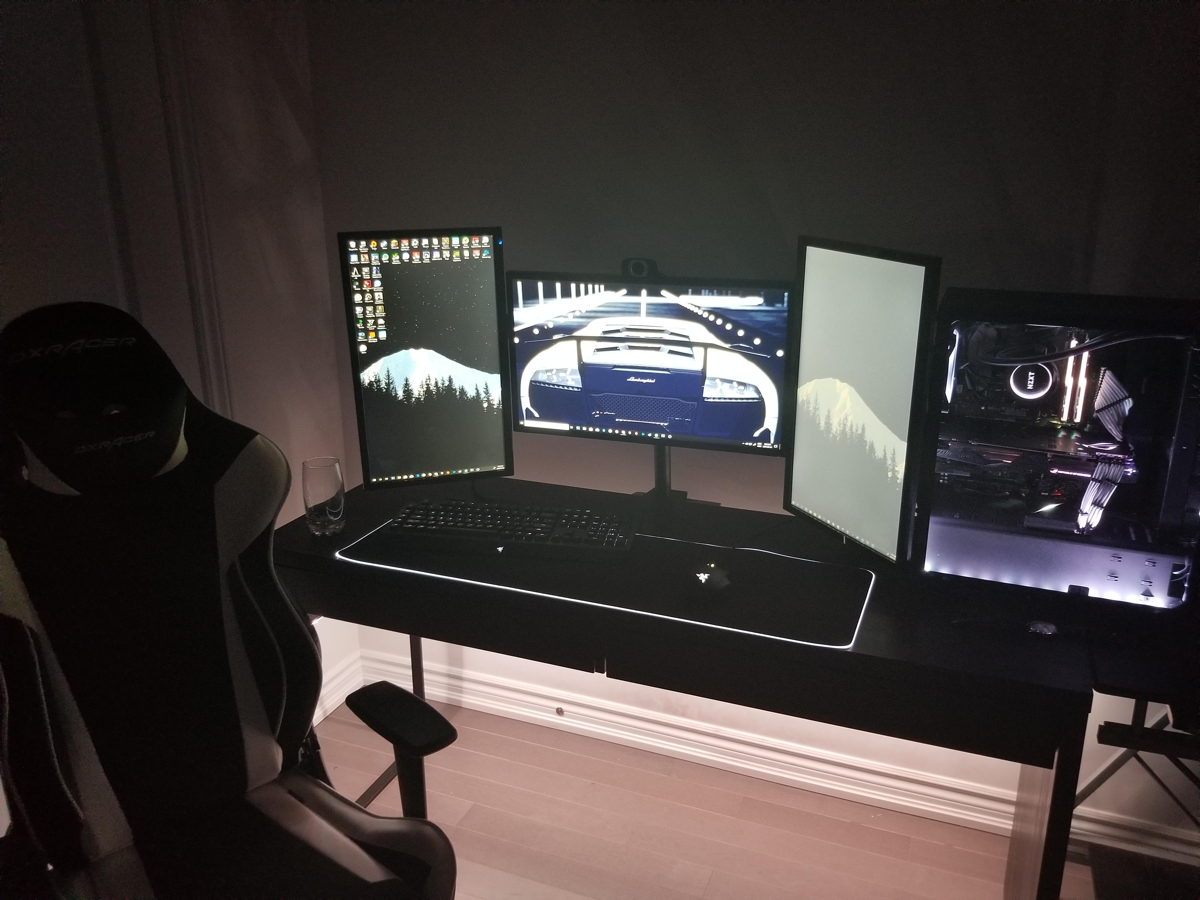Really am enjoying the triple monitor mount | Scrolller