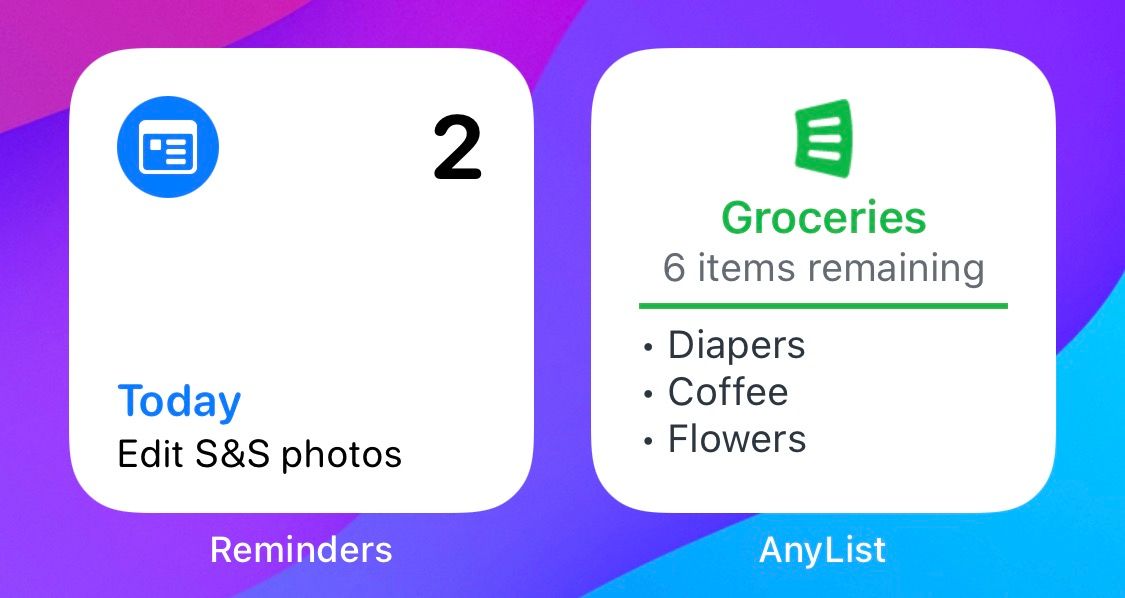 Really wish the Reminders app showed more than one item | Scrolller