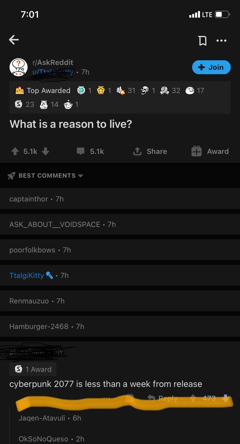 reason to live 🤦 | Scrolller