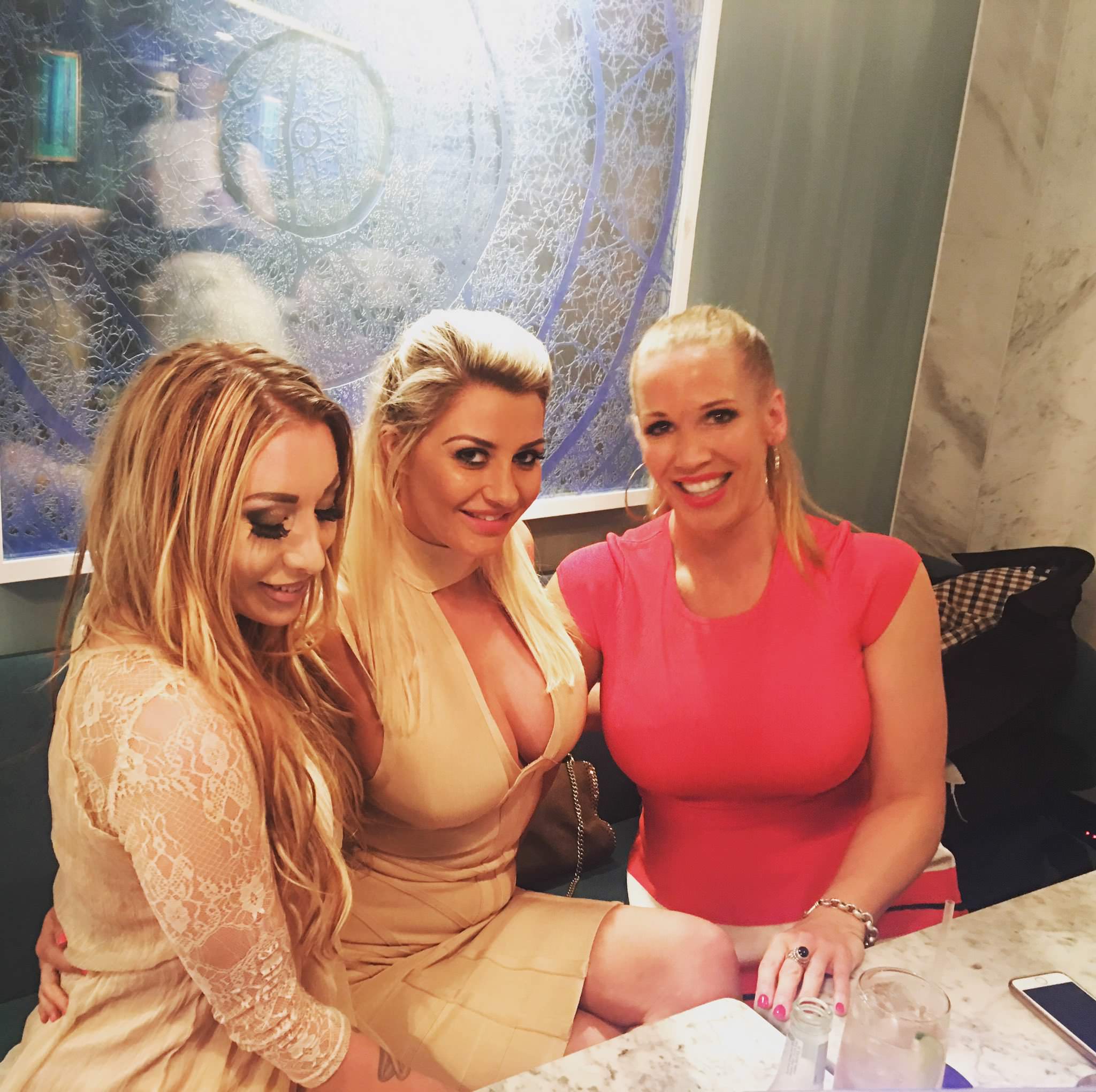 Rebecca with Sienna Day and Valerie Fox | Scrolller