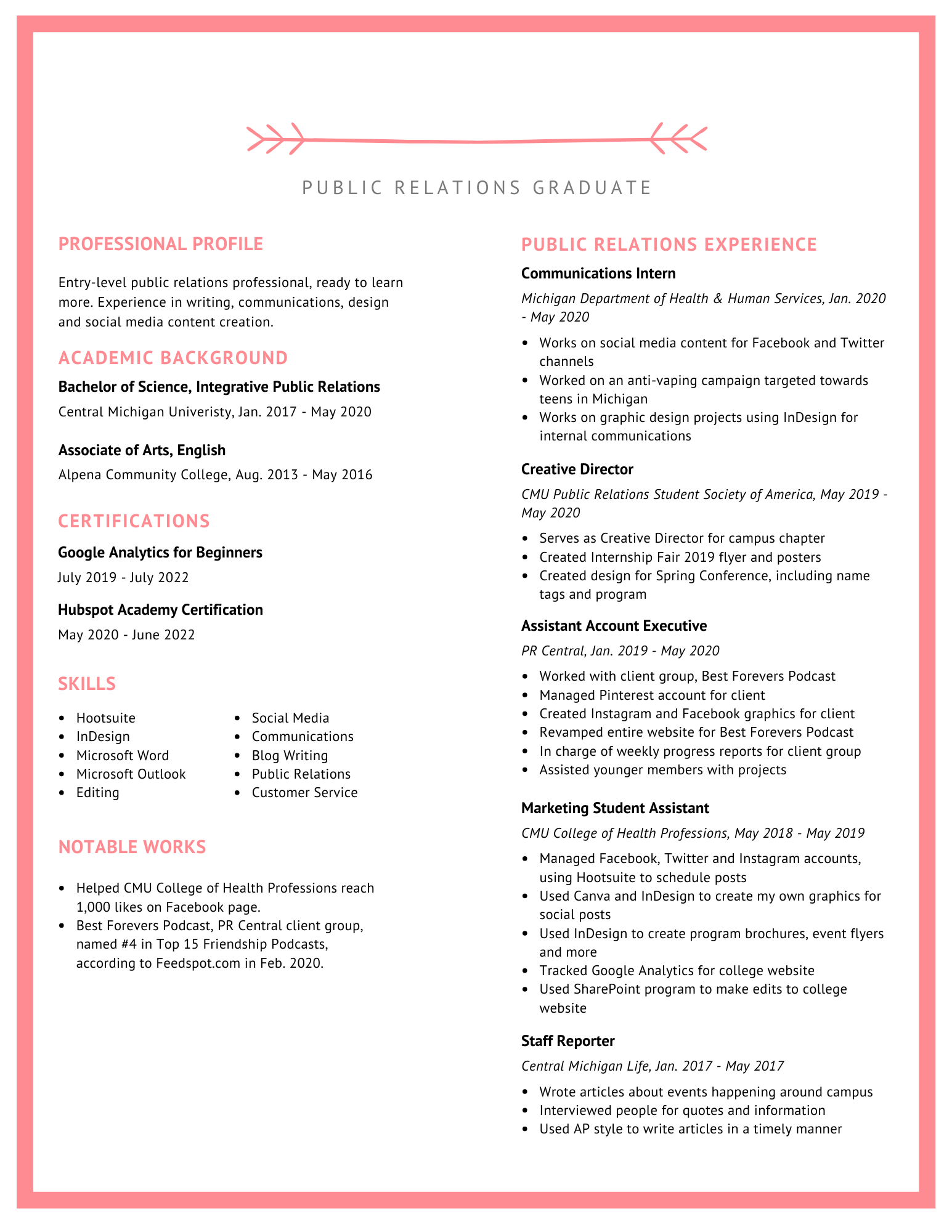 Recent graduation resume help! | Scrolller