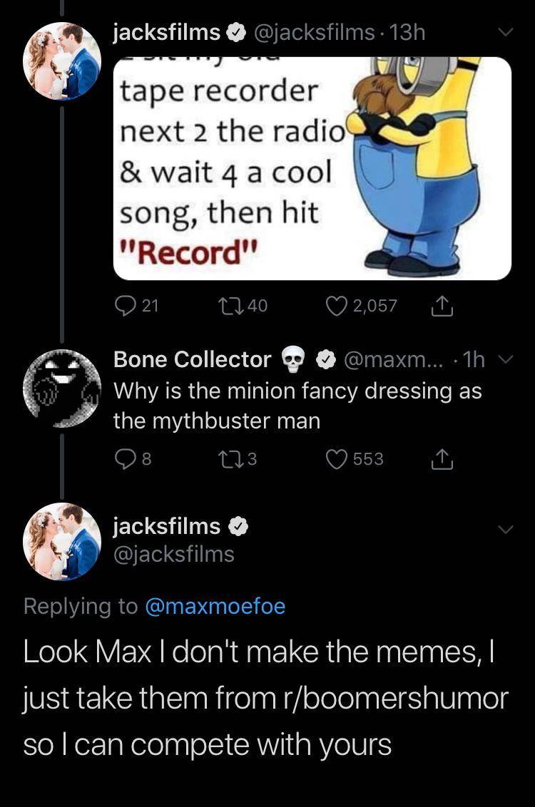 Recognition from Jacksfilms | Scrolller