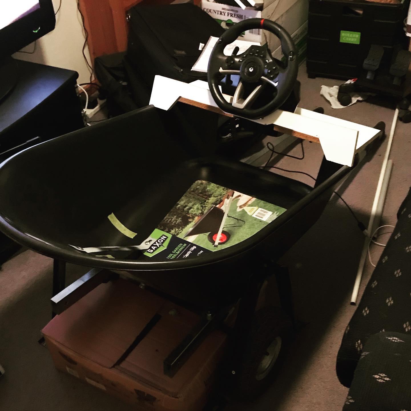 ‘Recycled’ Project Build: Wheelbarrow Racing Rig (In Progress) | Scrolller
