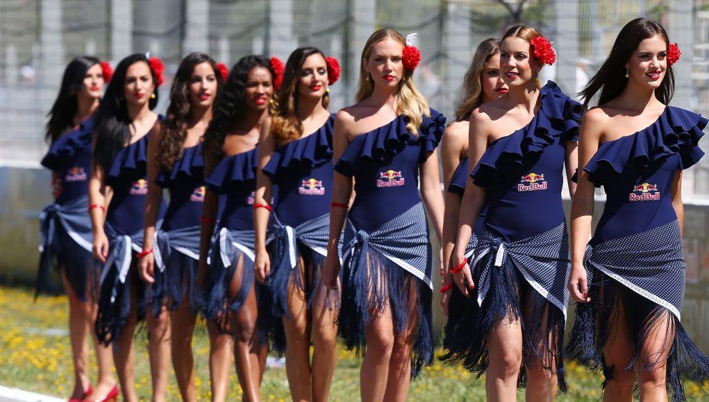 Red Bull ladies at the Jerez racetrack in Spain | Scrolller