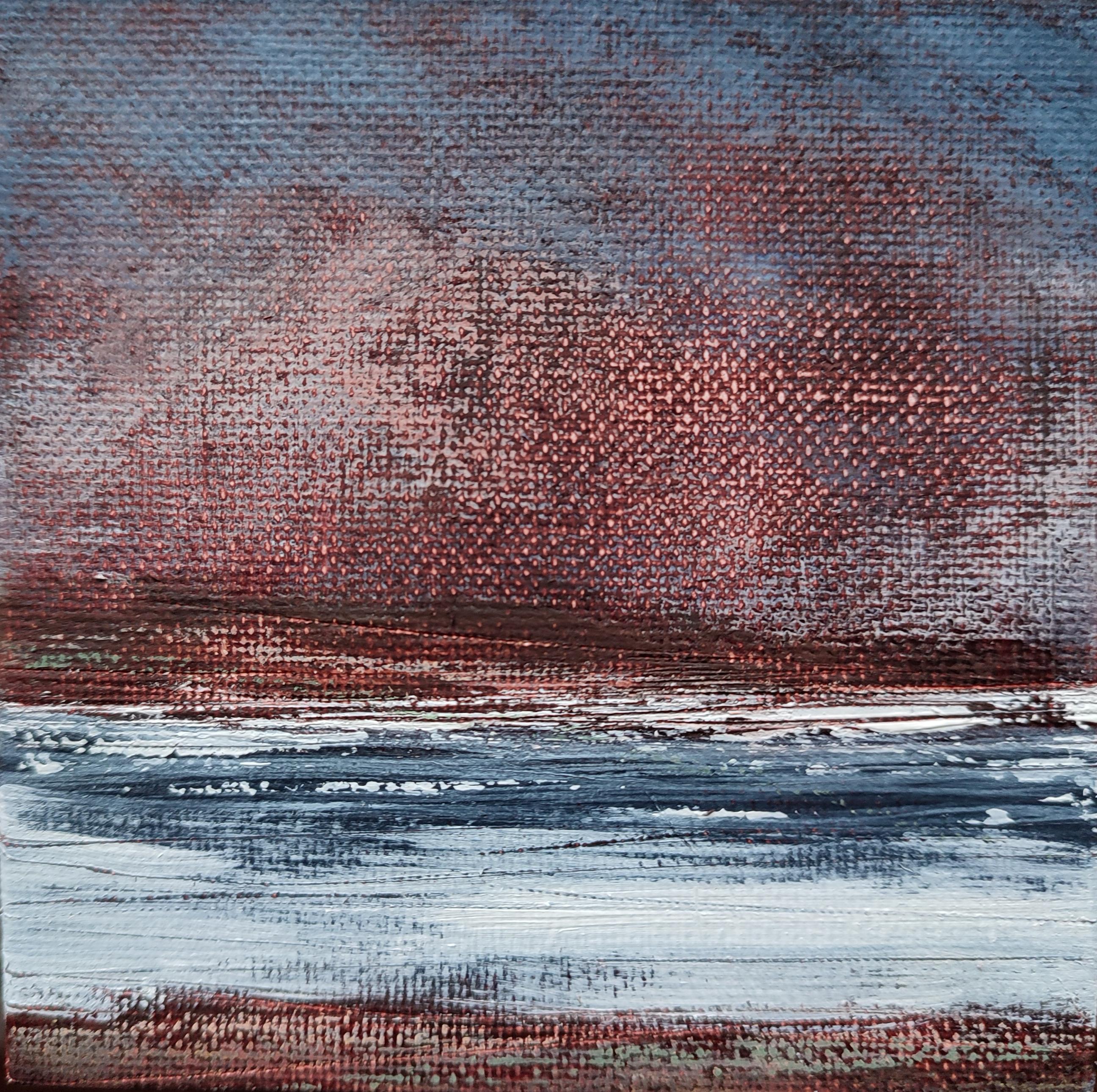 Red Sky's, Me, Acrylic + oil pastel, 2021 | Scrolller