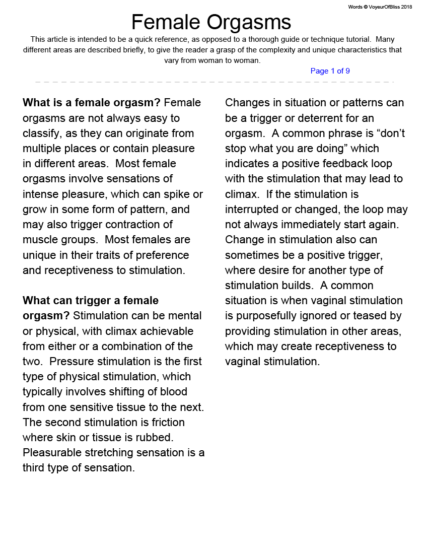 EMSK: About the various female orgasms | Scrolller