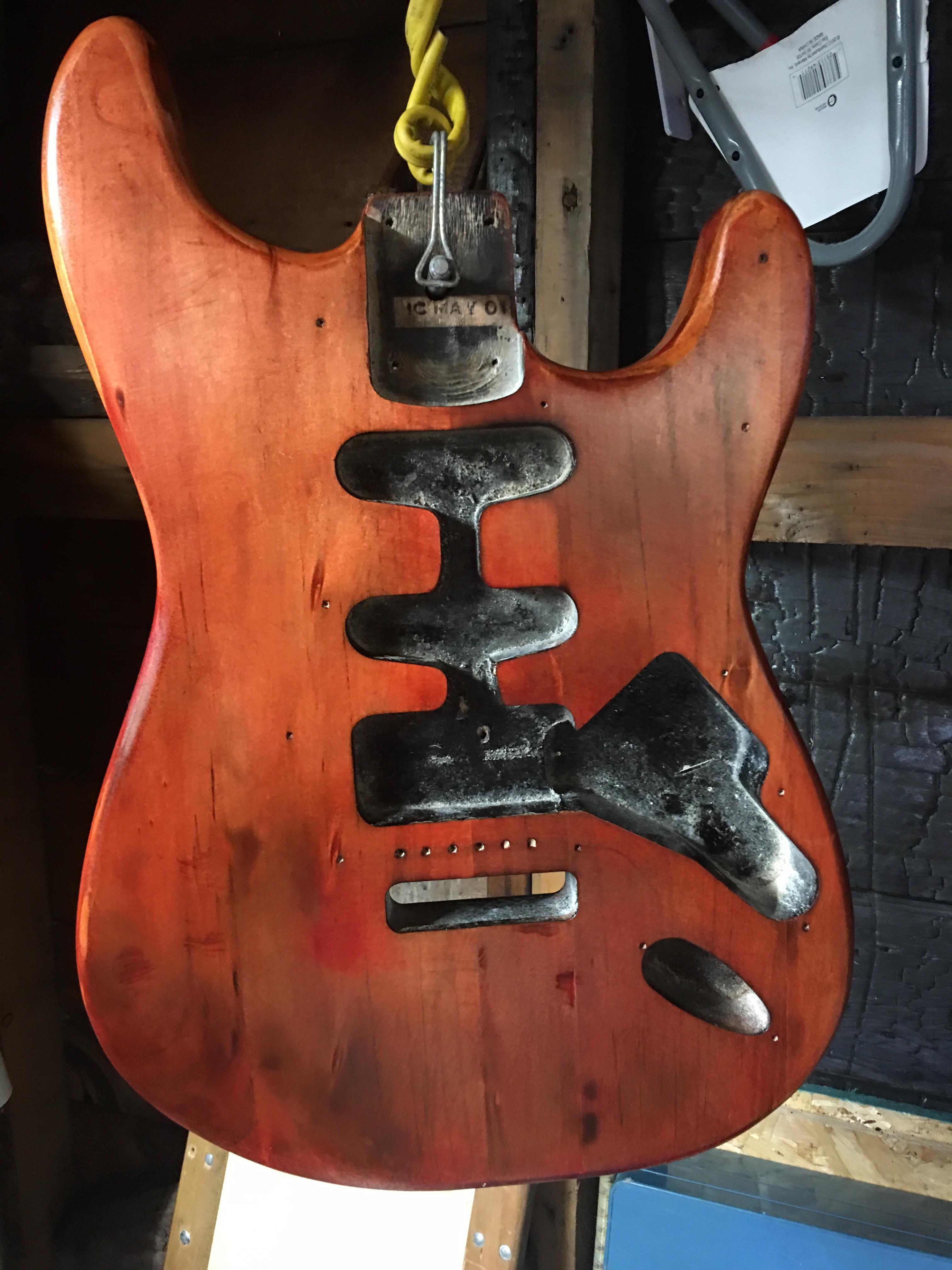 Refinishing a $5 Squier Affinity Series Stratocaster | Scrolller
