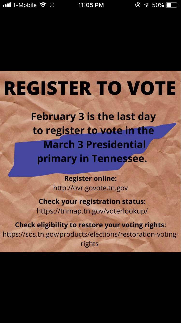 Register to vote! | Scrolller