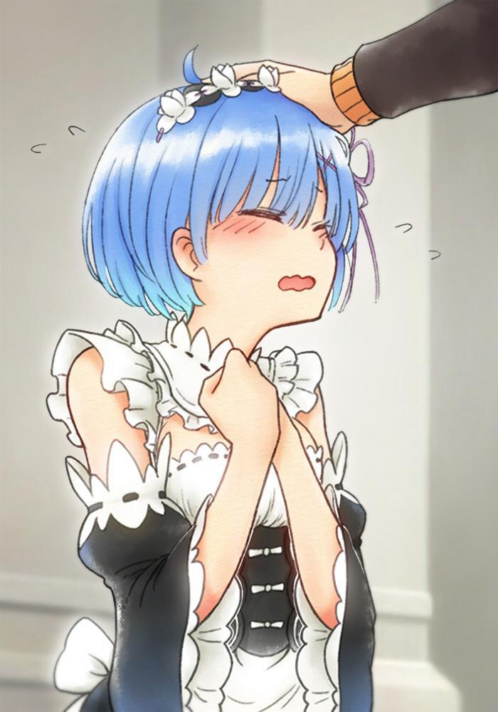 Rem headpats [Re:Zero] | Scrolller
