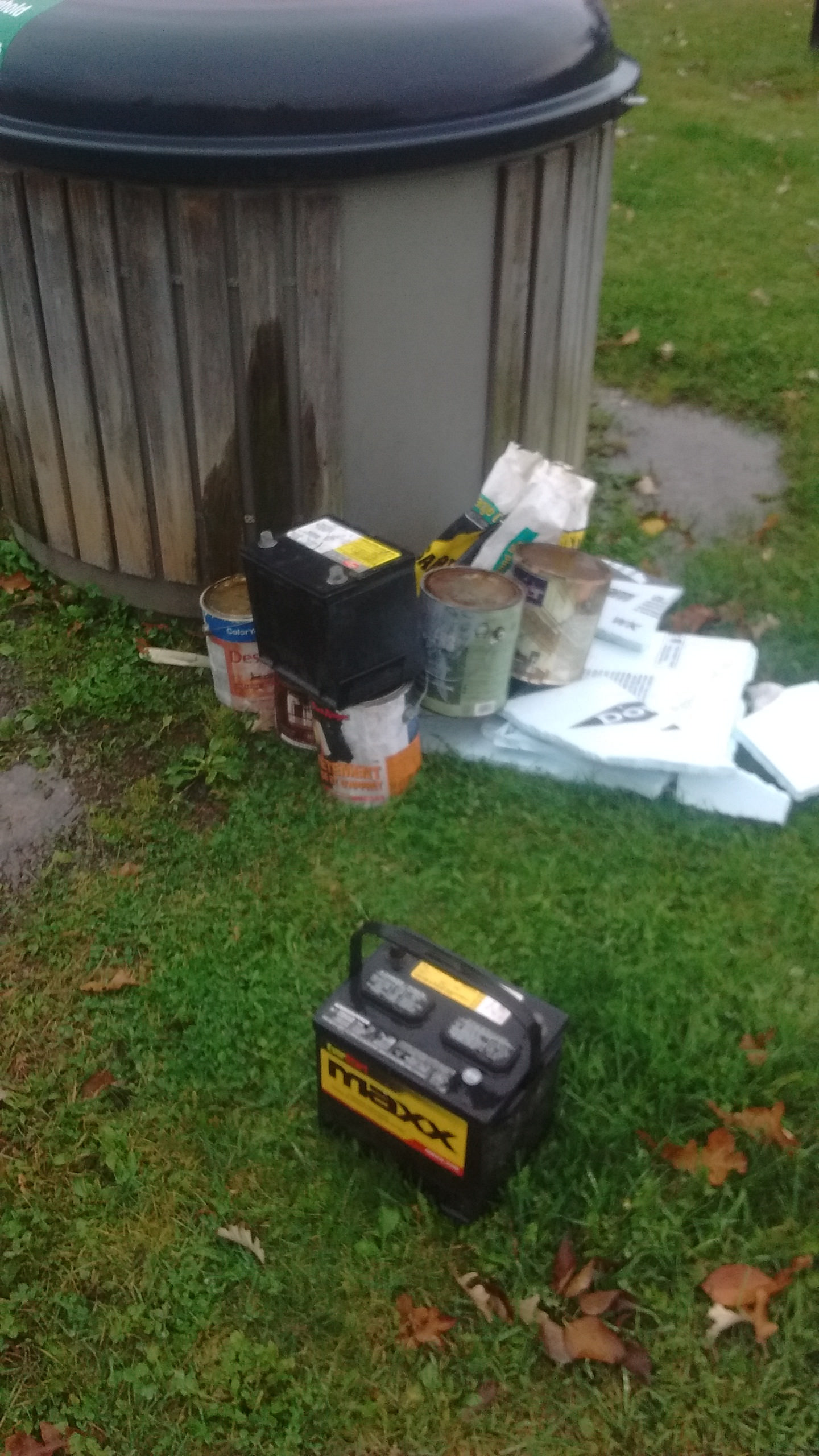 Reminder: Public Parks Are Not An Acceptable Place To Dump Your Hazardous Waste! | Scrolller