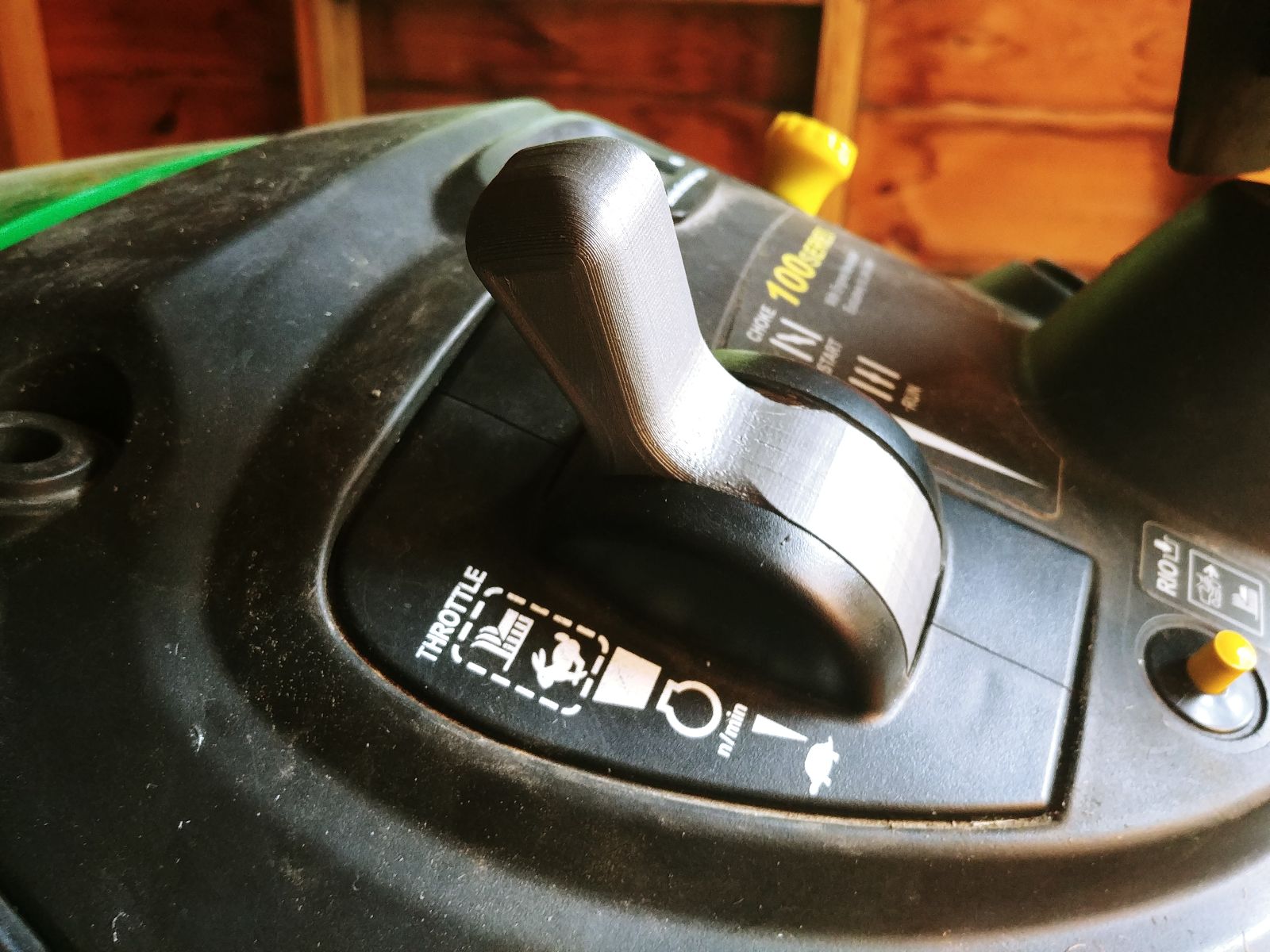 Replacement throttle lever for my riding mower | Scrolller