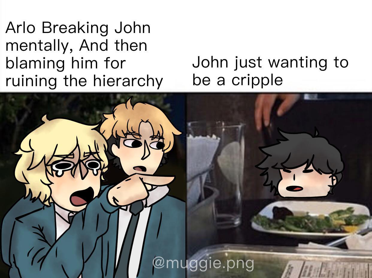 [Repost] John just wants to he a cripple Arlo 😔 | Scrolller