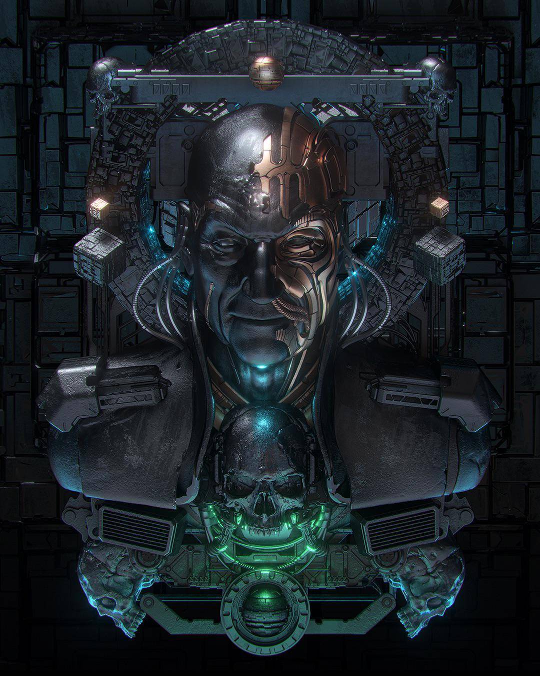 Resistance Is Futile, FXIV+Spizak, Zbrush/C4D/Octane, 2020 | Scrolller