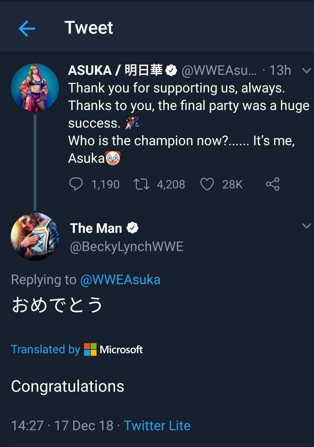 Respect earned. Respect given. Straight fire. | Scrolller