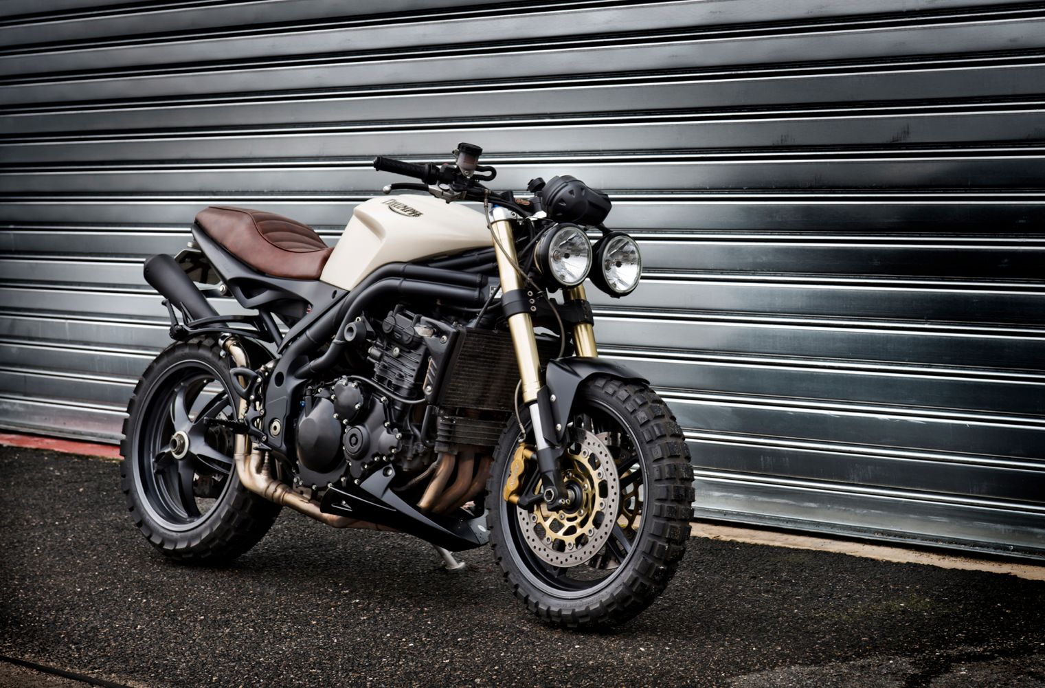Retro-look Speed Triple | Scrolller