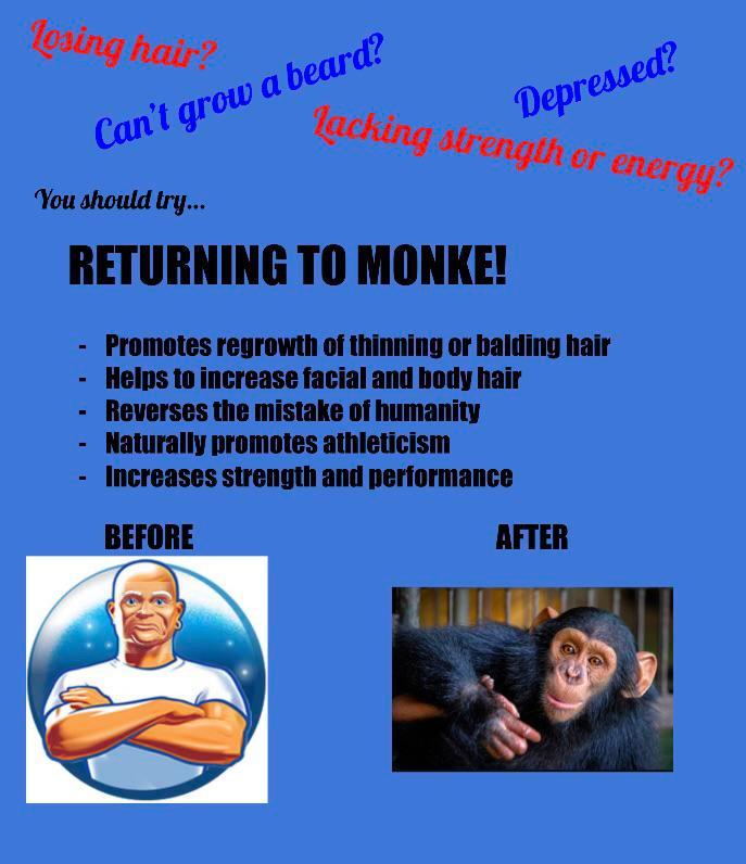 Return to monke! | Scrolller