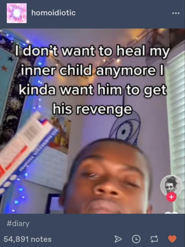 Revenge > healing | Scrolller