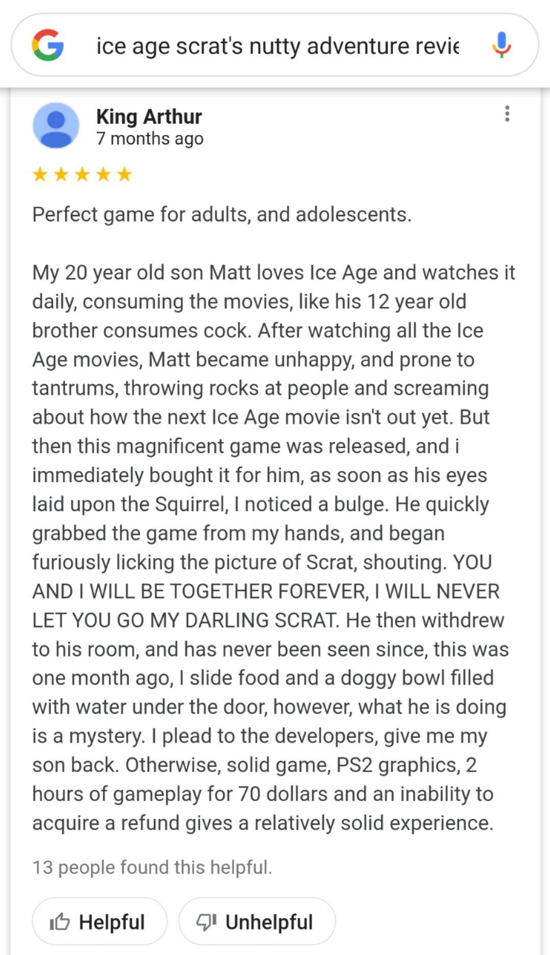 Review for Ice Age: Scrats Nutty Adventure | Scrolller