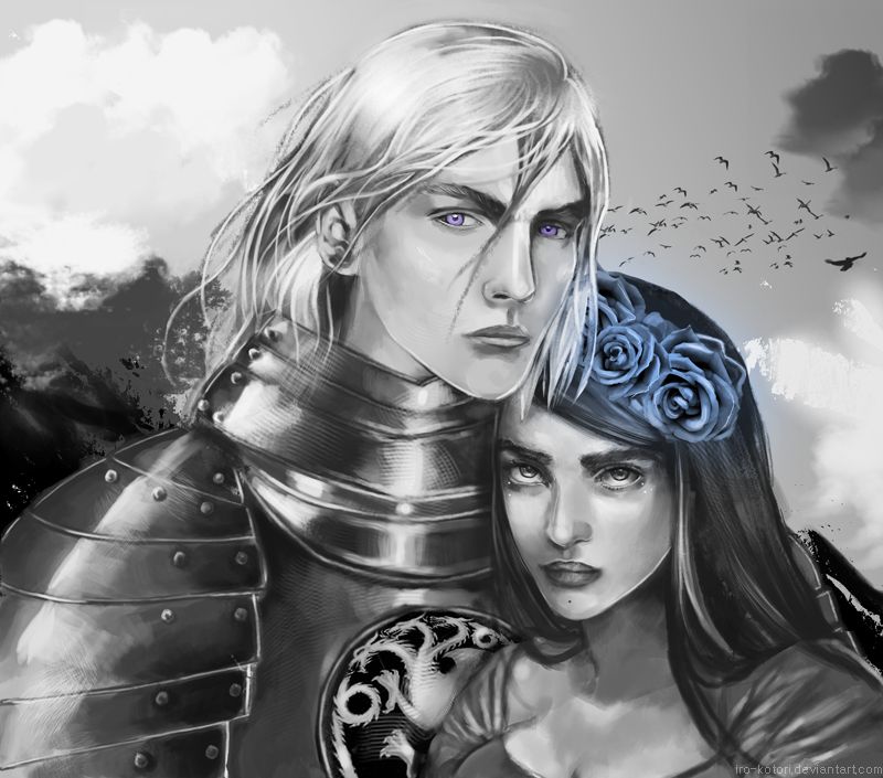 "Rhaegar Targaryen and Lyanna Stark", by Aleksa Grodzka (iro-kotori on deviantart.) | Scrolller