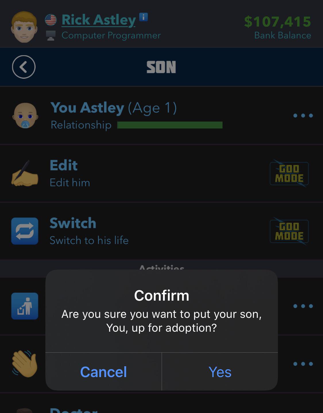 Rick Astley gave you up (for adoption) | Scrolller