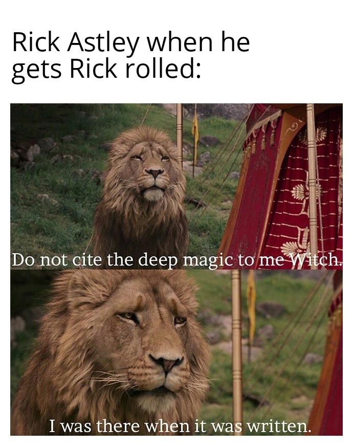 Rick Astley probably whenever he gets Rick rolled | Scrolller