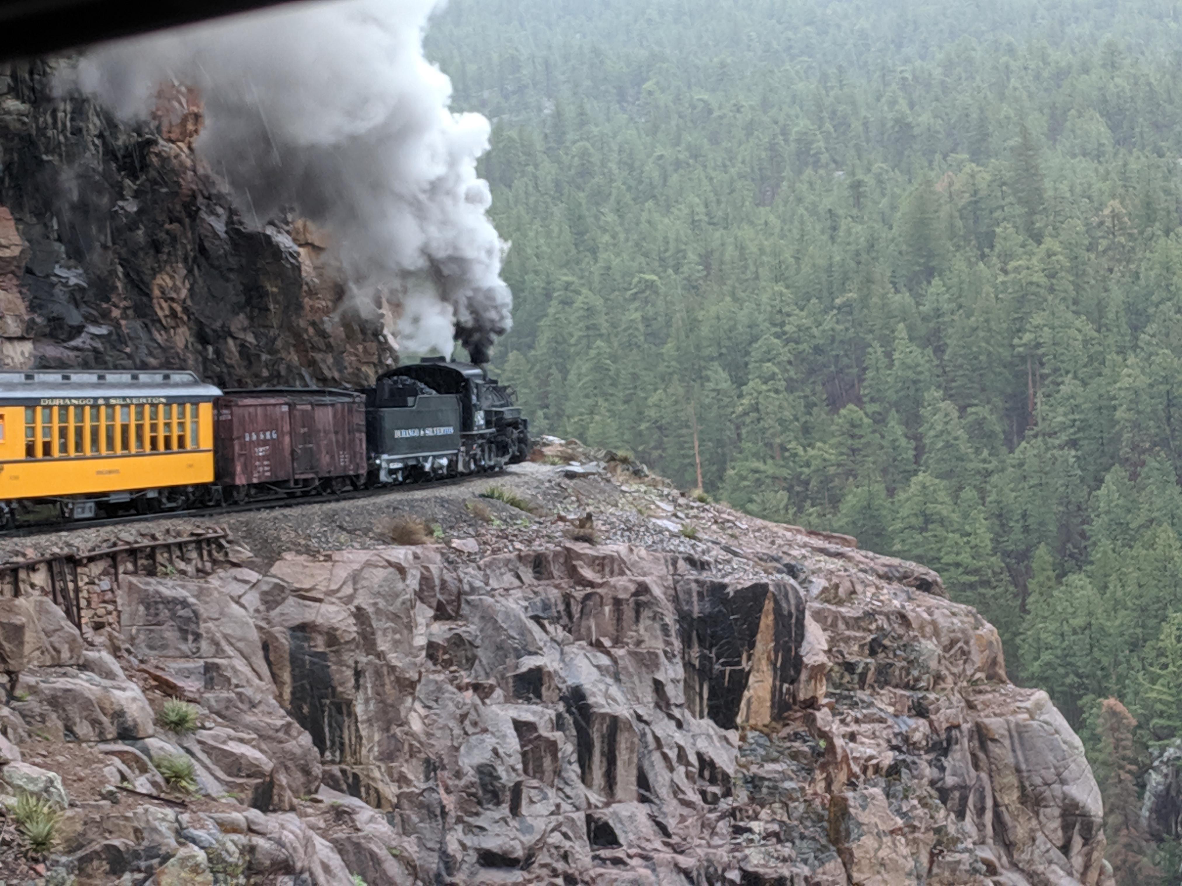 Riding this beauty from Durango to Silverton Colorado. Yes it runs on coal still. | Scrolller