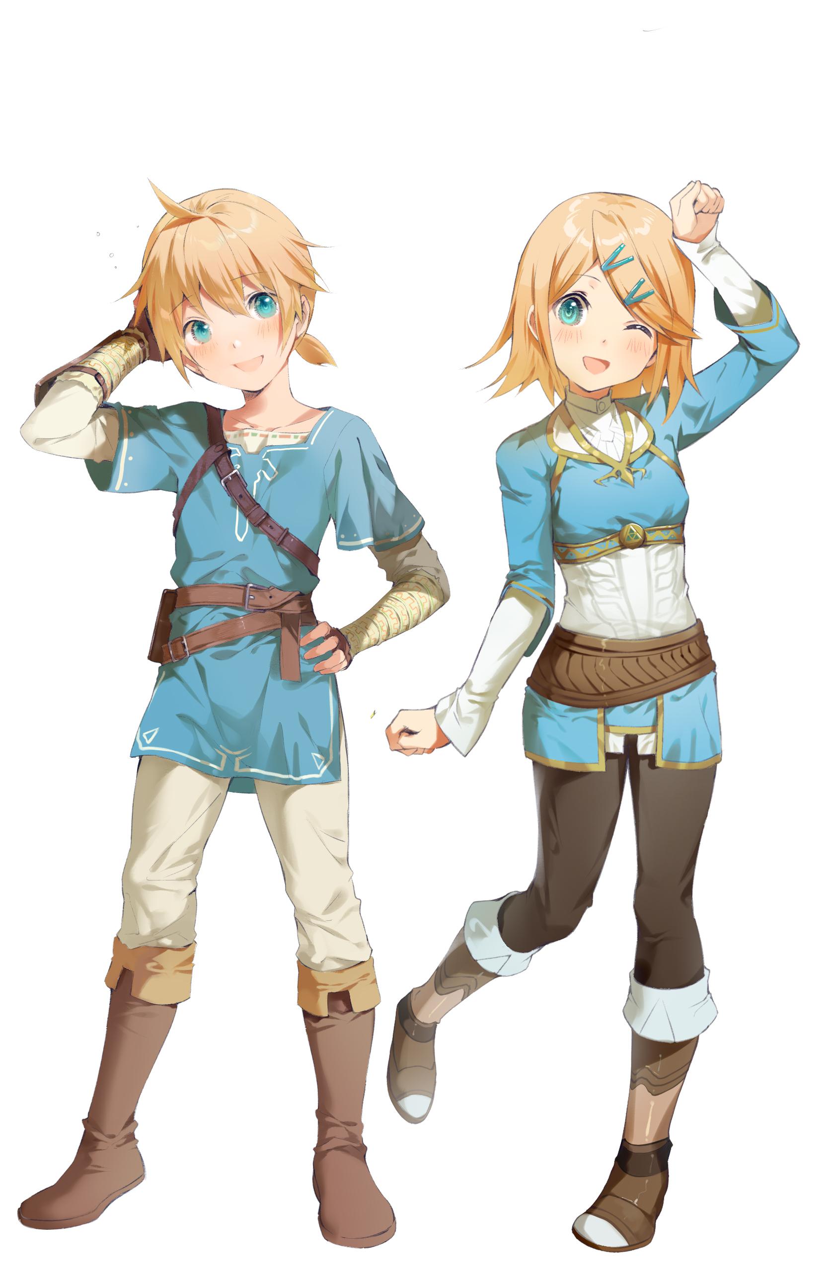 Rin and Len as Zelda and Link! | Scrolller