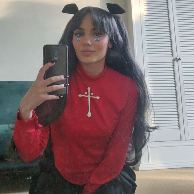 Rin Tohsaka is feeling cheeky ;) | Scrolller