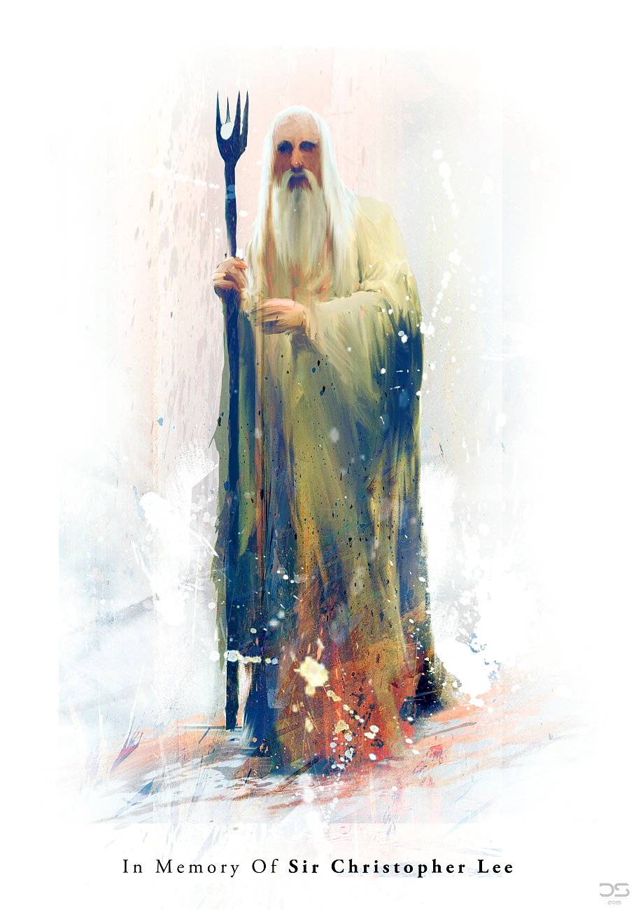 RIP Christopher Lee by Daniel Schmelling | Scrolller