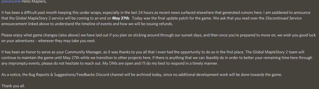 RIP Maplestory 2 | Scrolller