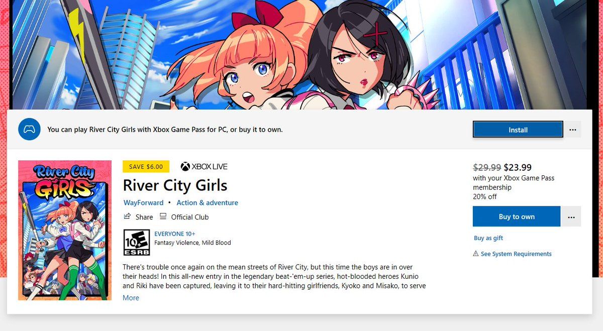 River City Girls is now available on Xbox Game Pass (PC/Console) | Scrolller
