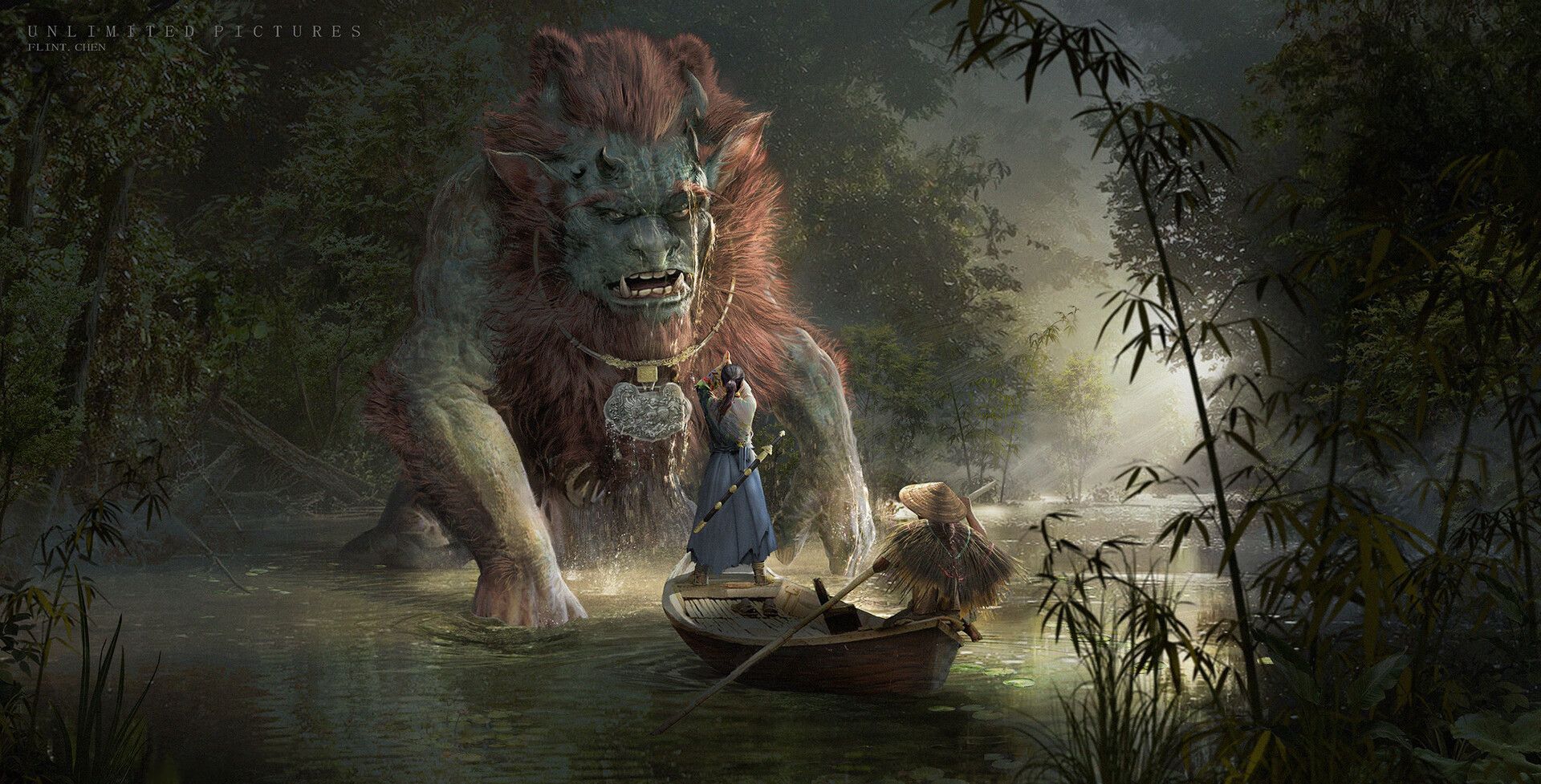 River God, Flint Chen | Scrolller