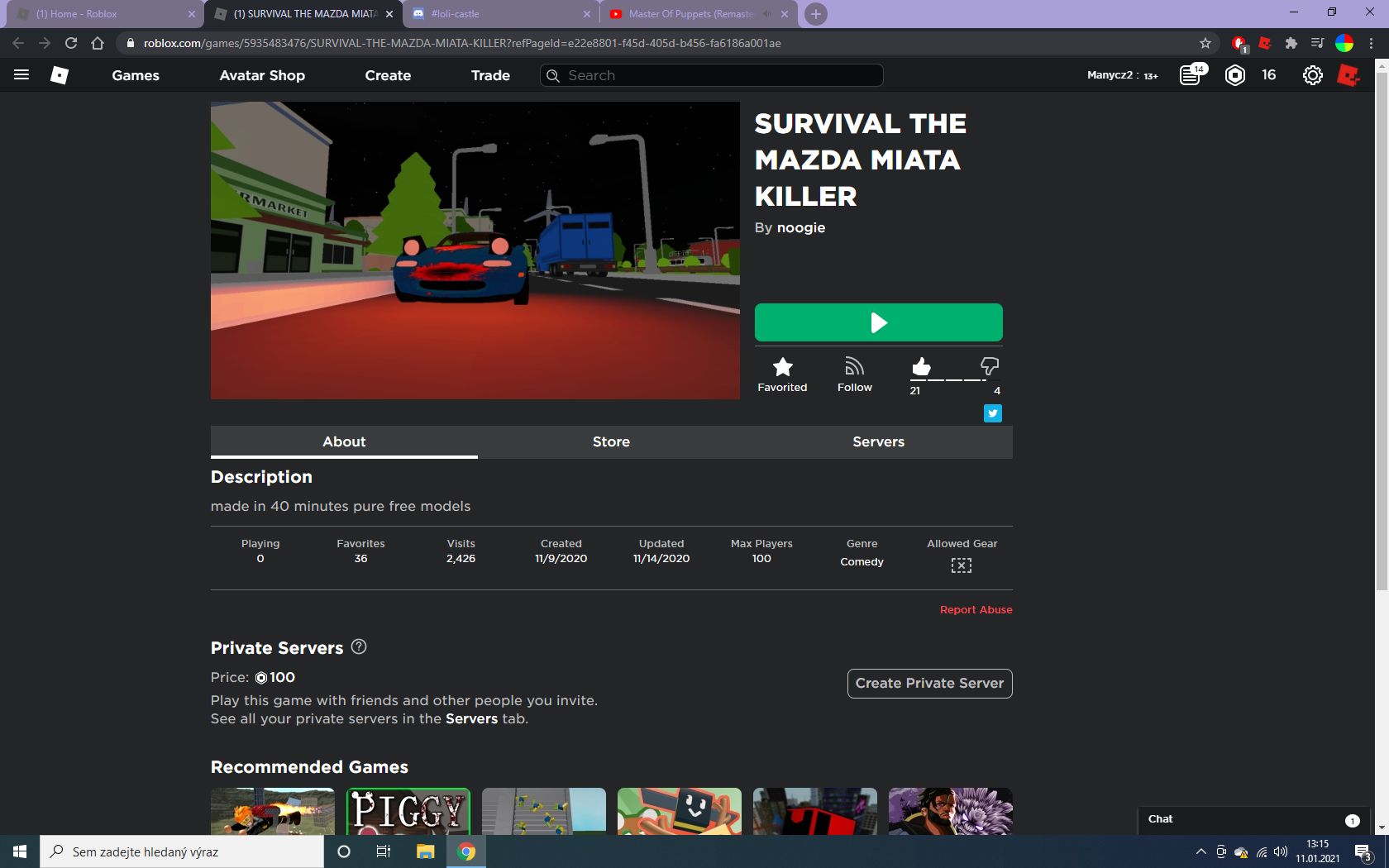 Roblox is strange. | Scrolller