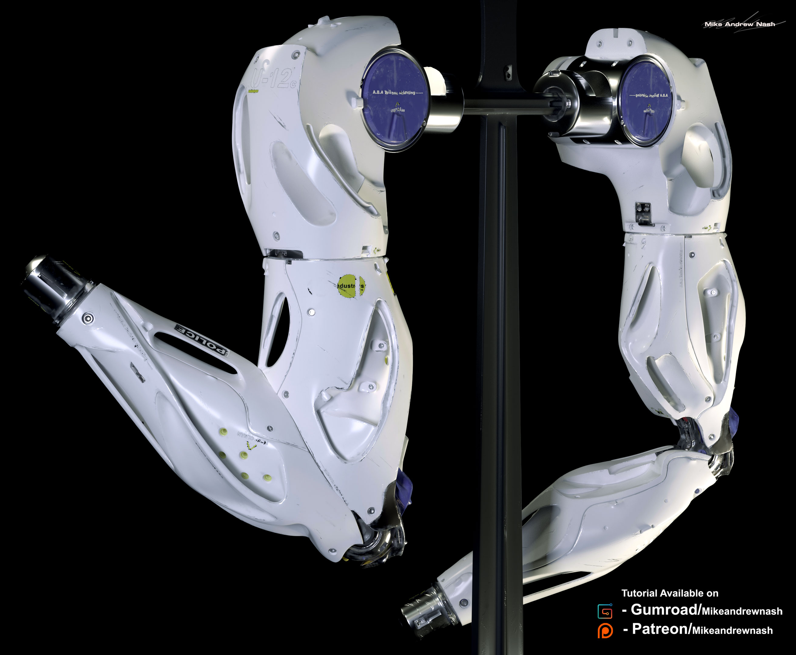 Robotic Arm Design (Mike Andre Nash) OC | Scrolller