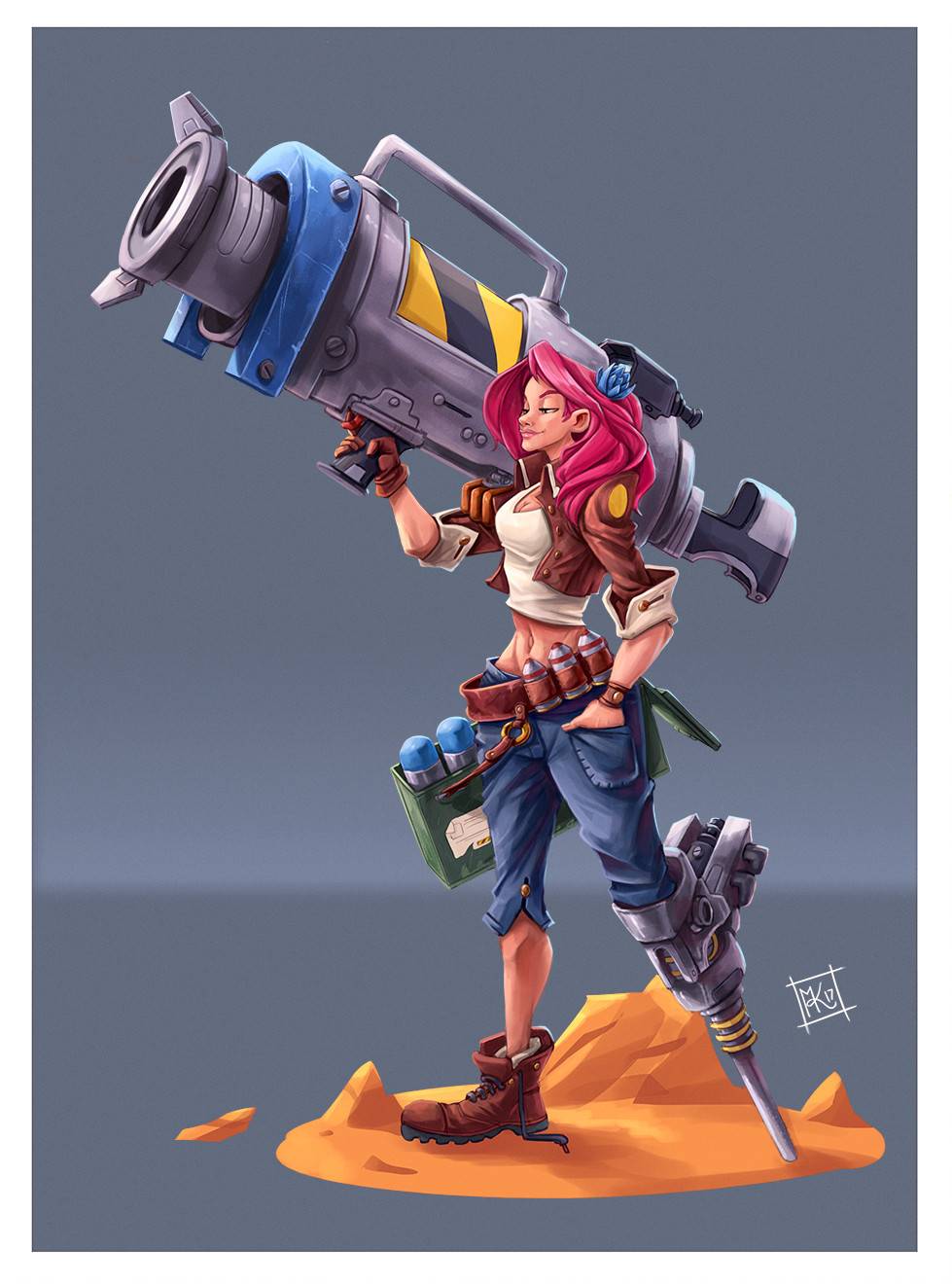 "Rocket Girl" by Martin Kirby | Scrolller