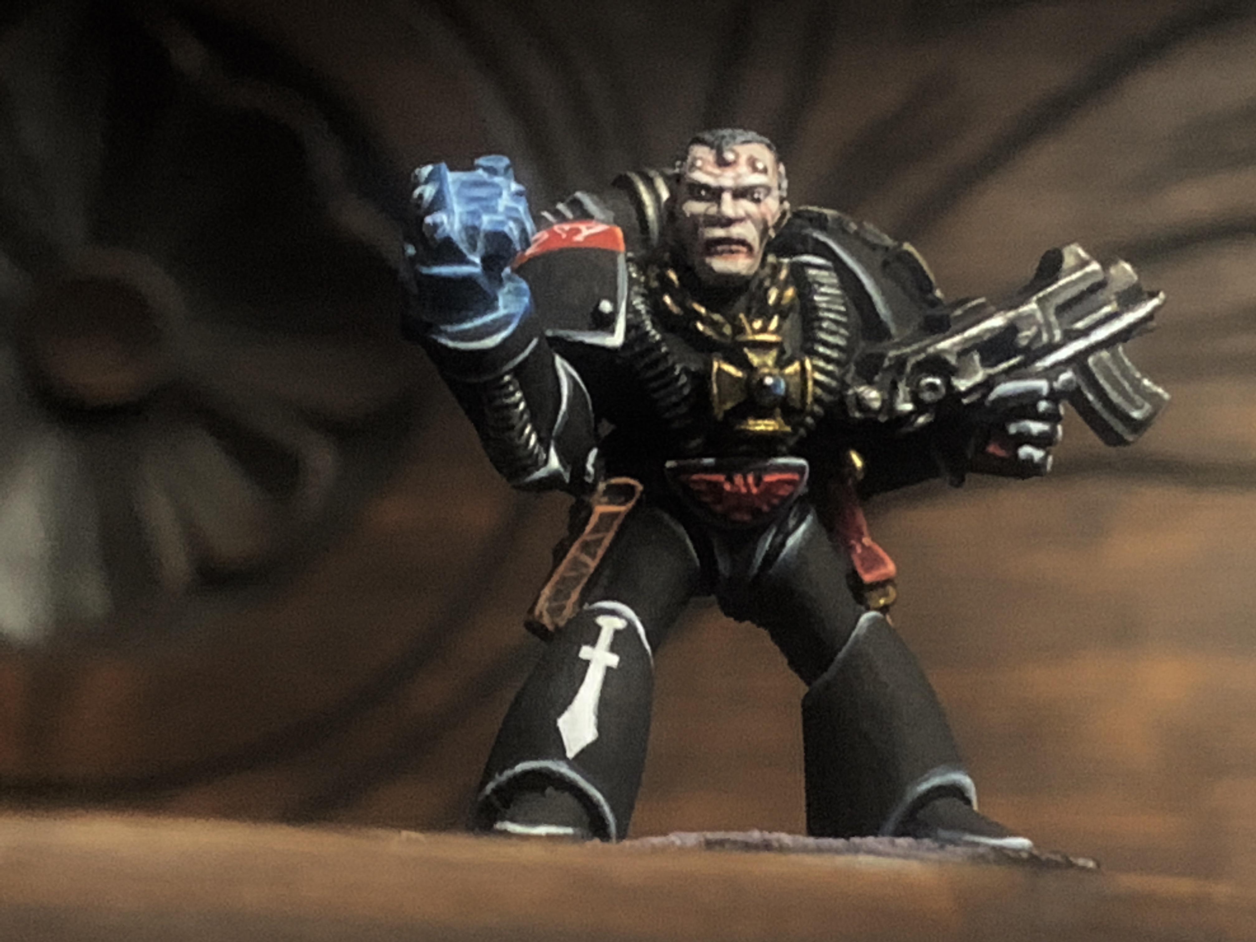 Rogue Trader Era Dark Angels Veteran Sergeant Scrolller 7564