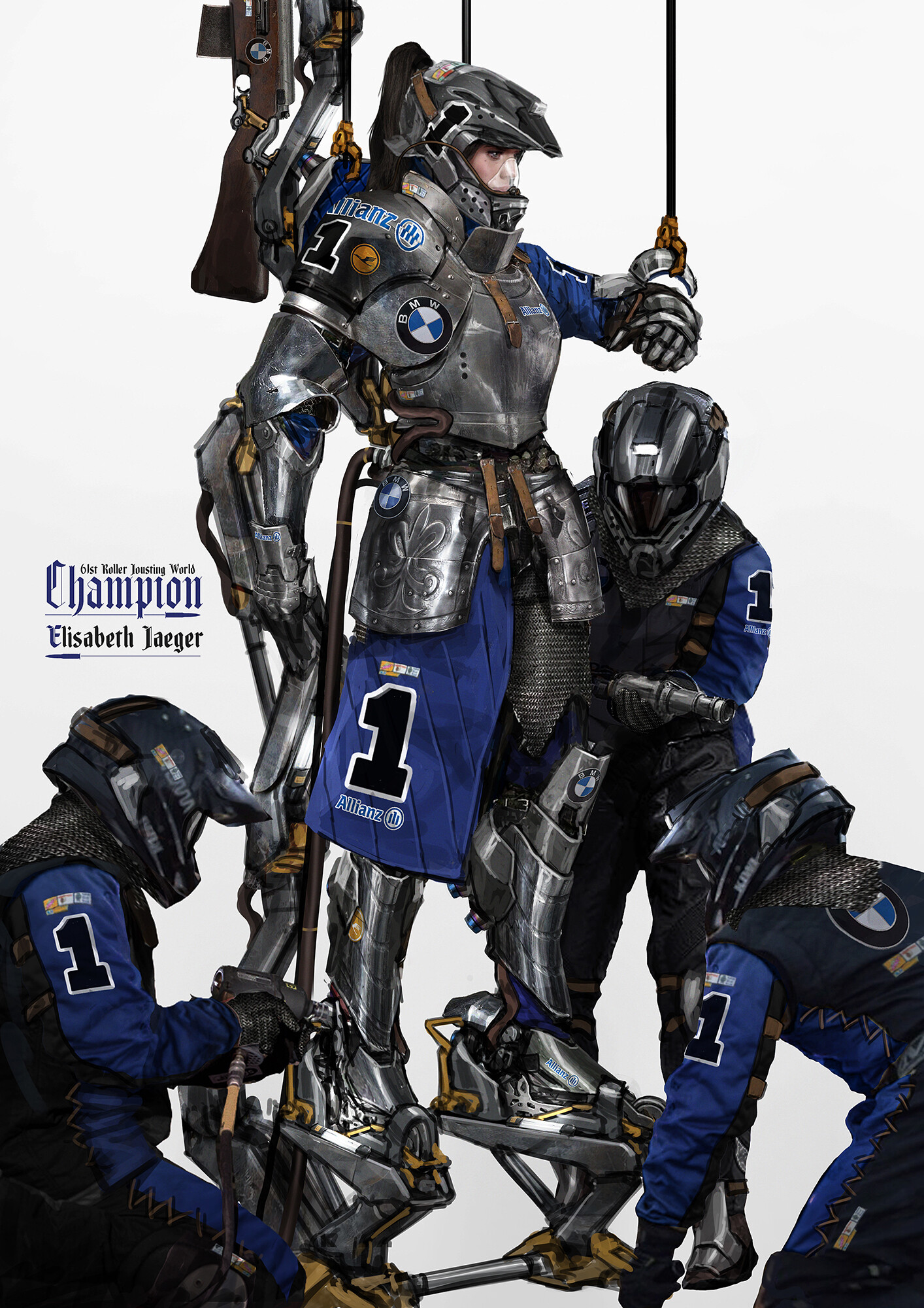 'Roller Jousting' by Johnson Ting | Scrolller